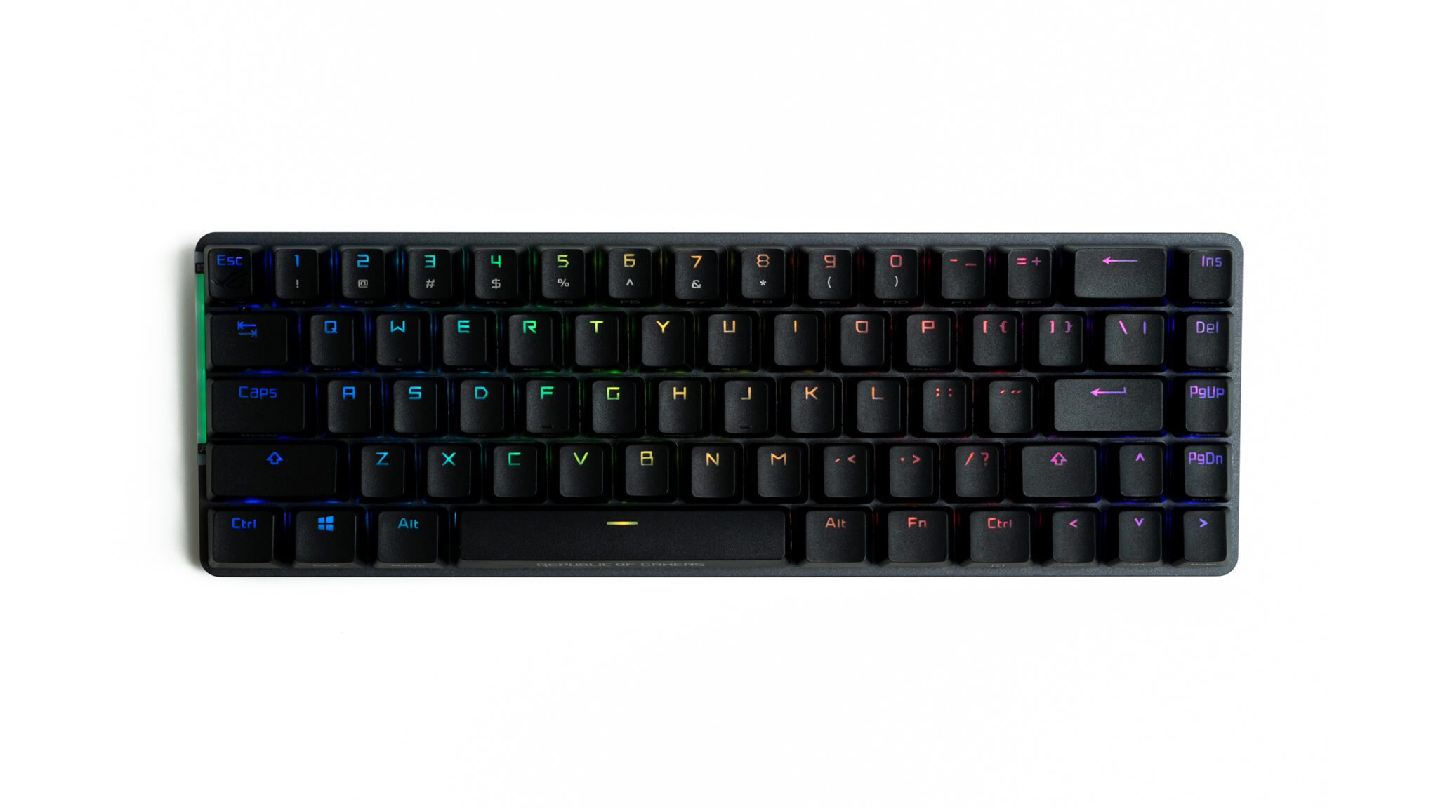 ASUS ROG Falchion NX レビュー。ROG NXスイッチ搭載、65％サイズのワイヤレスゲーミングキーボード | でこにく