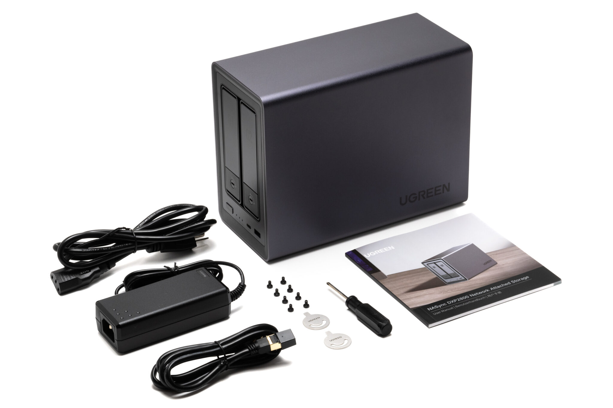 UGREEN NASync DXP2800レビュー｜初心者にもおすすめな小型・高性能NASを実機検証 | でこにく